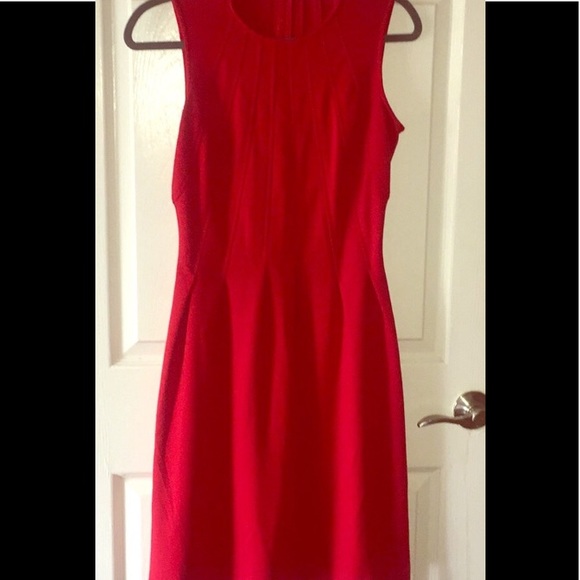 Calvin Klein | Dresses | Calvin Klein Red Dress Size 4 | Poshmark